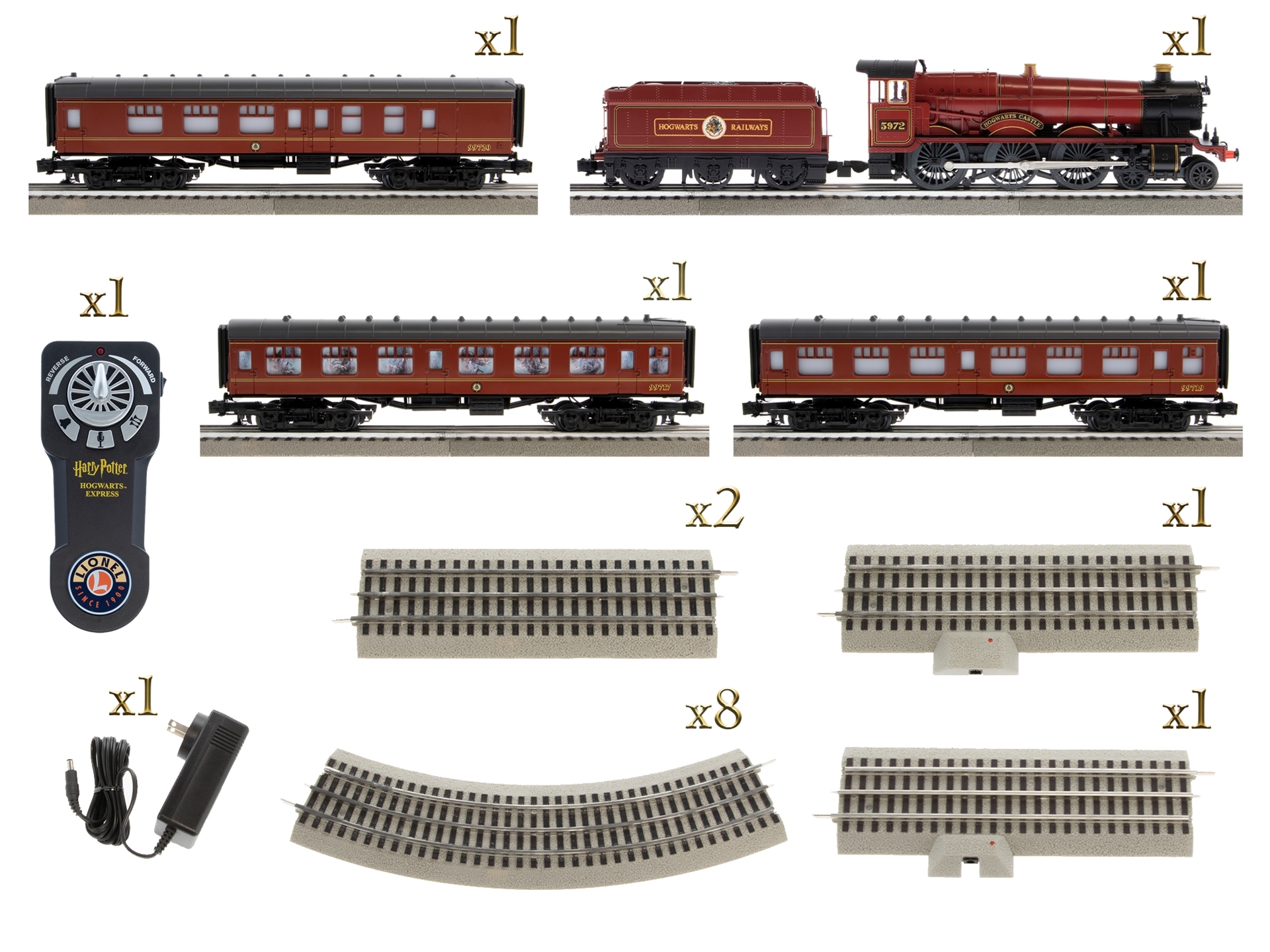 Grzyboski's Train Store: Hogwarts Express w/Dementors Car LionChief Set
