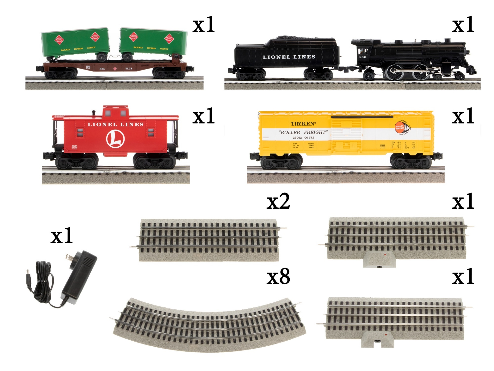 Grzyboski's Train Store: Lionel Lines Mixed Freight Train Set