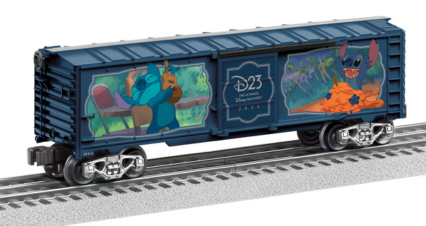 Grzyboski's Train Store: Lionel Disney's D23 Lilo & Stitch Boxcar
