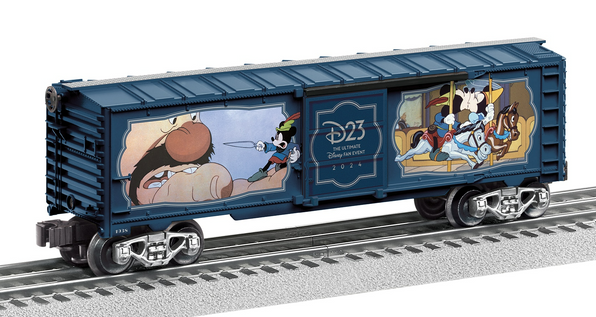 Grzyboski's Train Store: Lionel Disney's D23 Mickey Mouse Boxcar