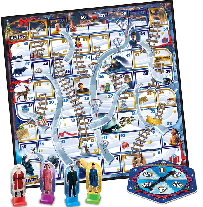 Grzyboski's Train Store: The Polar Express Slides & Ladders Board Game
