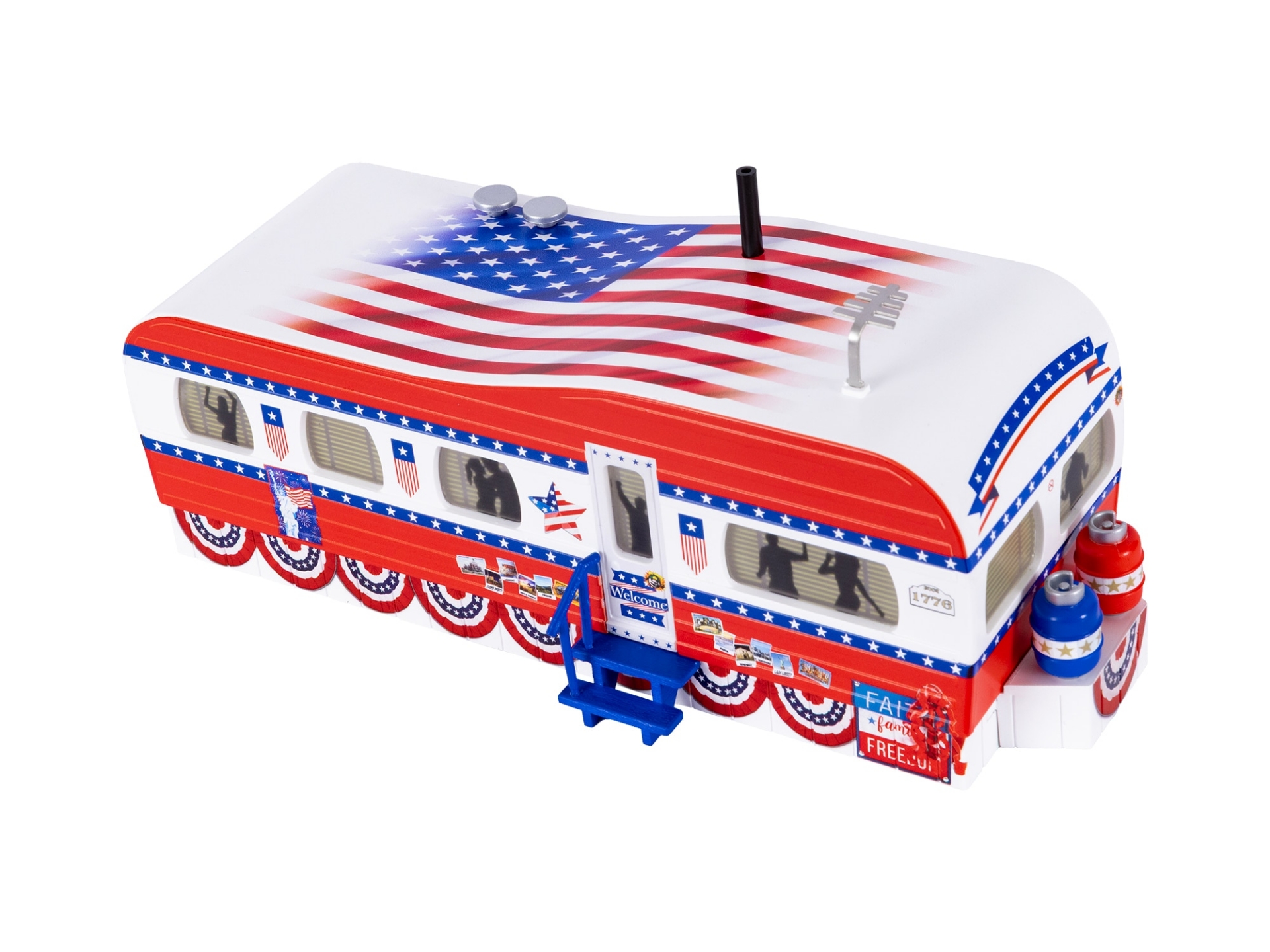 Grzyboski's Train Store: Lionel Patriotic Trailer Home