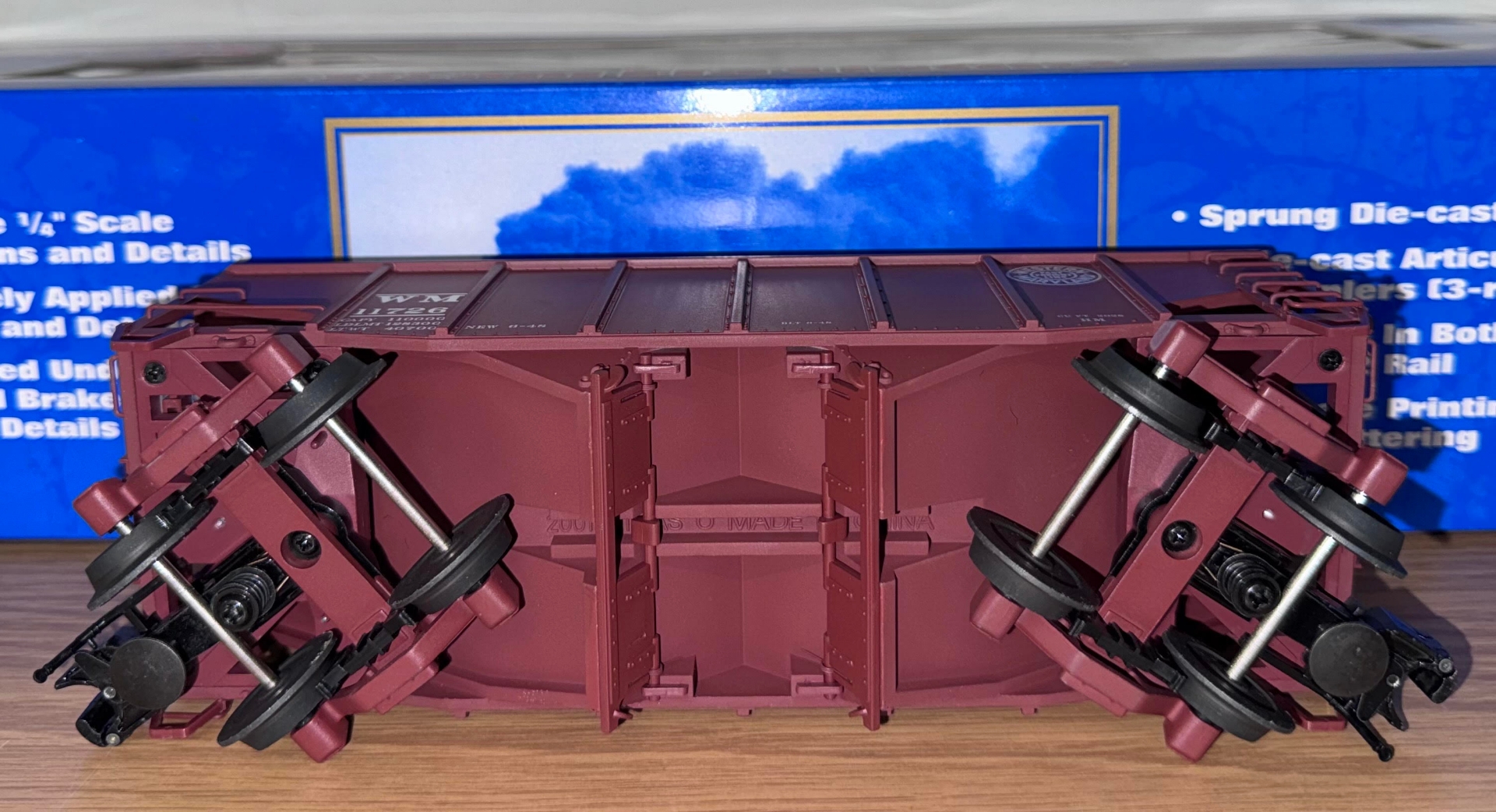 Grzyboski's Train Store: ATLAS Western Maryland 55-Ton Fishbelly Hopper ...